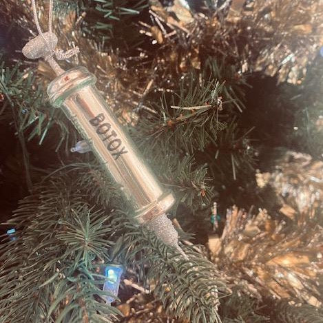 Botox Christmas Ornament – Aloof Icon